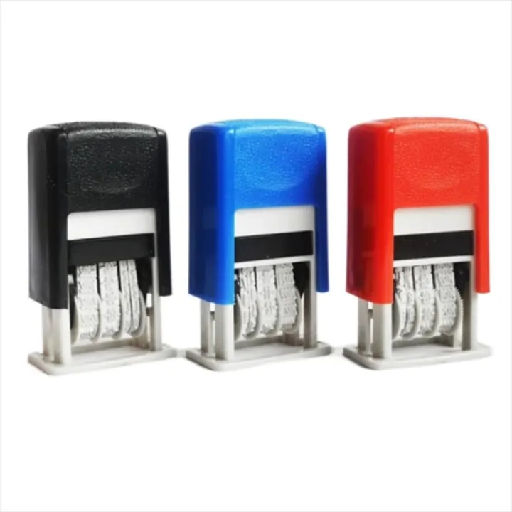 Adjustable Mini 4mm Self-Inking Self-Inking Stamps DIY Date Stamps ...