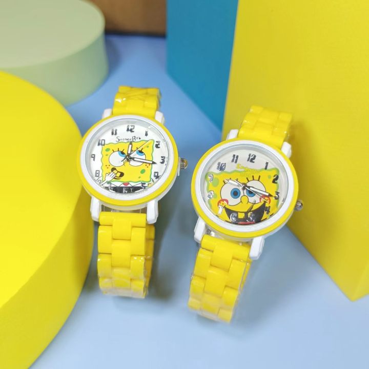 New Children's Cartoon Spongebob Melamine Watch Boys and Girls ...