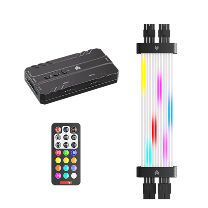 8Pin ARGB Graphics Card Supply Cable RGB Extension Cable RGB PSU Cable ...