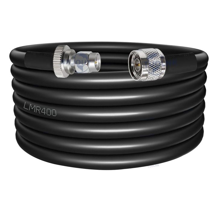 LMR400 Cable SMA Male to N Female LMR-400 Low Loss 50 Ohm Pigtail RF ...