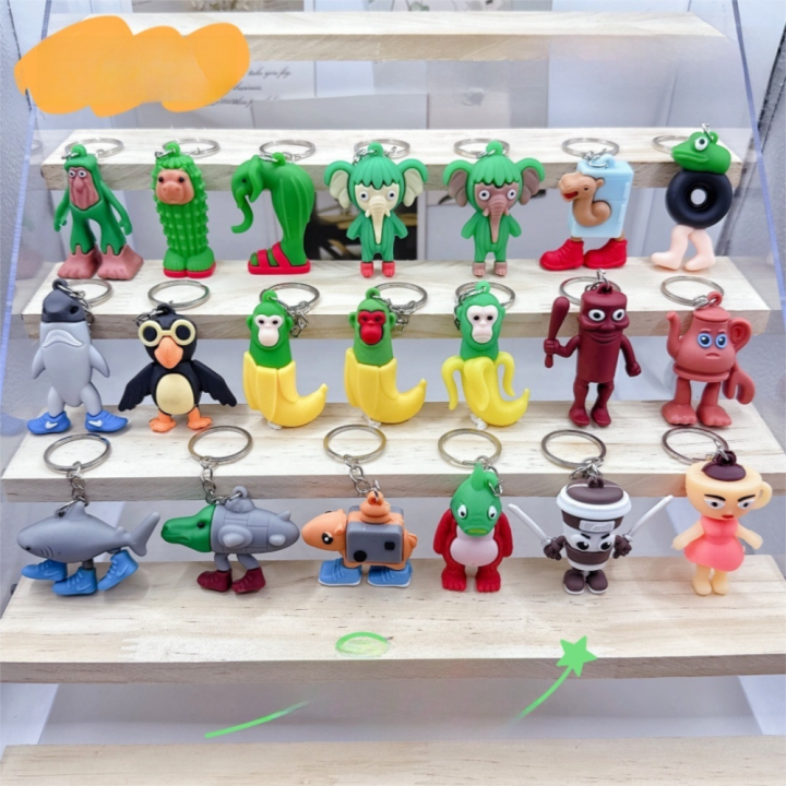 Cute Cartoon Tralalero Tralala Keychain Funny Meme Italian Brainrot ...