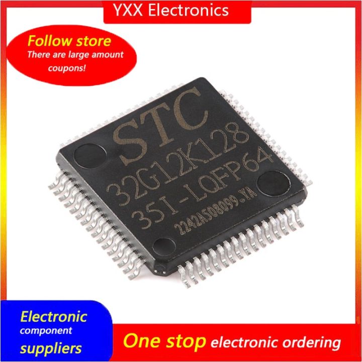 Brand new original STC32G12K128-35I-LQFP64 32-bit 8051 core microcontroller chip | Daraz.lk