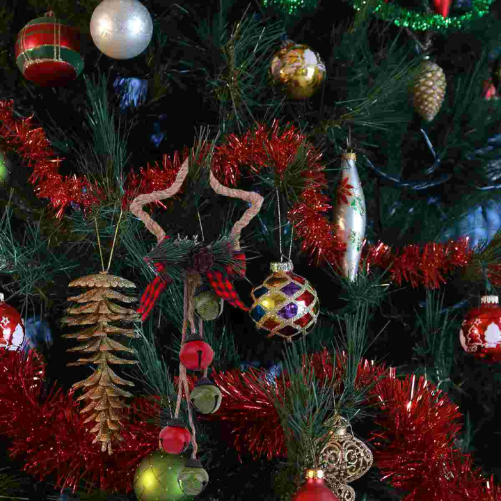 Christmas Ornaments Retro Pendant Embellishment Decor Tree Door Shape ...