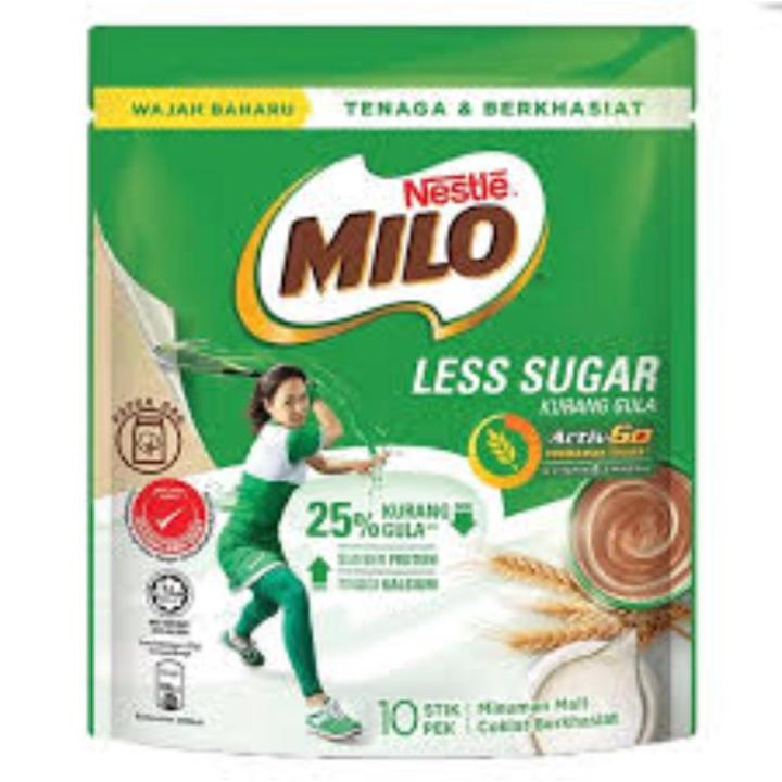 Nestle Milo Less Sugar Kurang Gula 10x27g (270g) | Daraz.lk