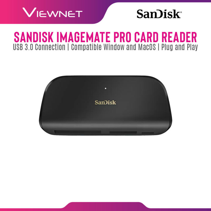 Sandisk ImageMate Pro Card Reader with USB 3.0 Connection, Compatible ...