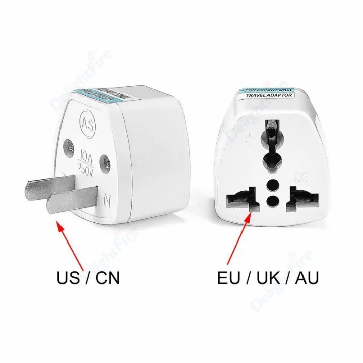 1pcs Travel Adapter Universal US Plug Adapter EU To US Converter Power ...