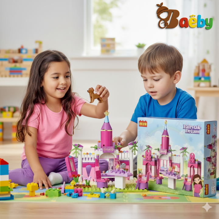 Puzzle building blocks 3272 | Tickles COGO Girls Blocks Princess Castle ...