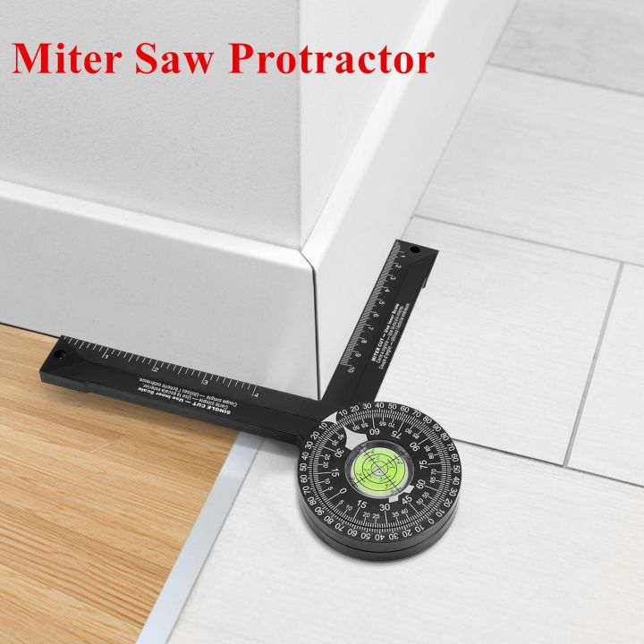Woodworking Scale Mitre Saw Protractor 360° Angle Ruler Angle Finder ...