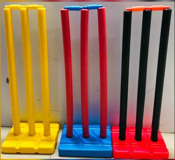 Cricket Wicket Set / Cricket Practice / With stand | Daraz.lk