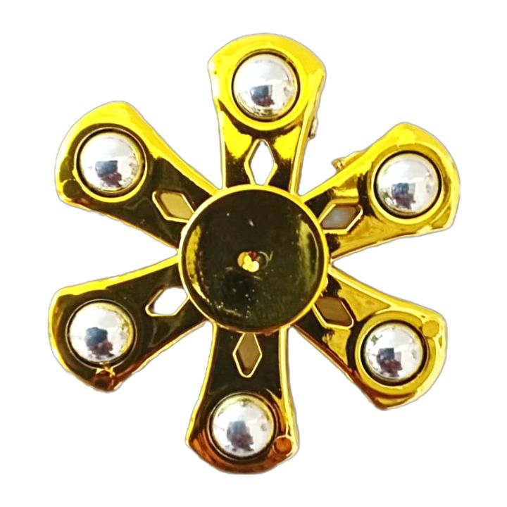 Fidget metal Spinner-gold Stress Reliever Bear Funny Face Glow Light ...