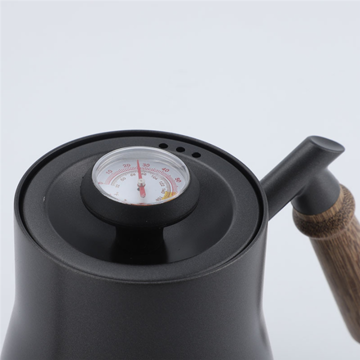 Wooden Handle Hand Brewing Kettle Coffee Hand Brewing Kettle green ...
