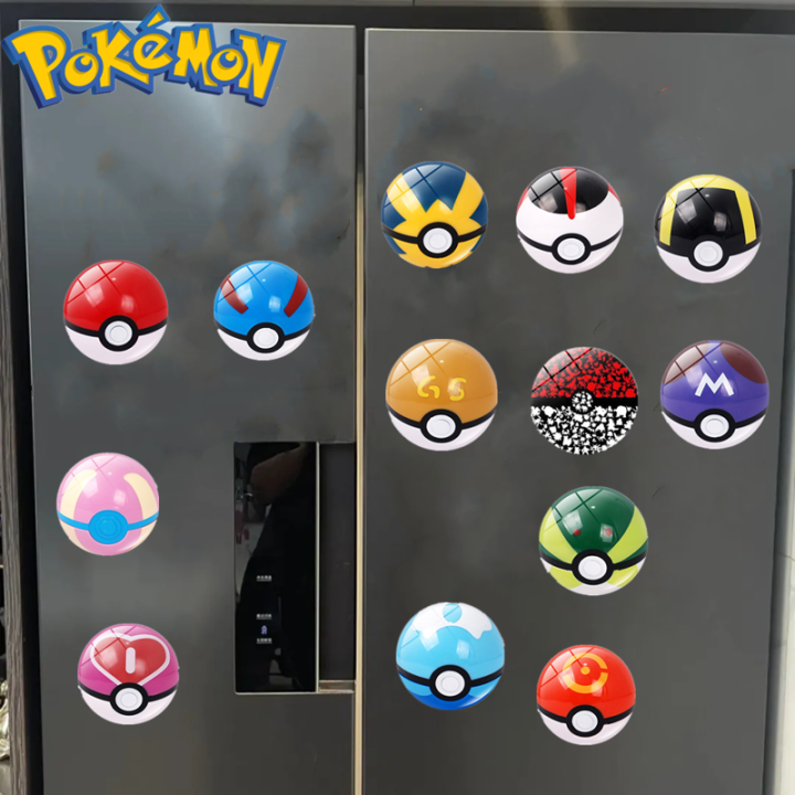Pokemon Poke Series Magnetic Anime Great Pikachu Fridge Memo Children's ...