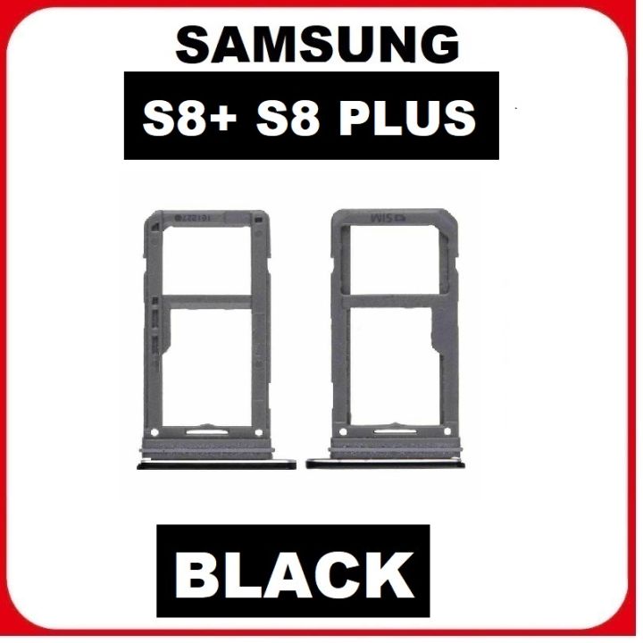 Samsung Galaxy S8 G950/S8 Plus S8+ Black Sim Card Tray and MicroSD Card ...