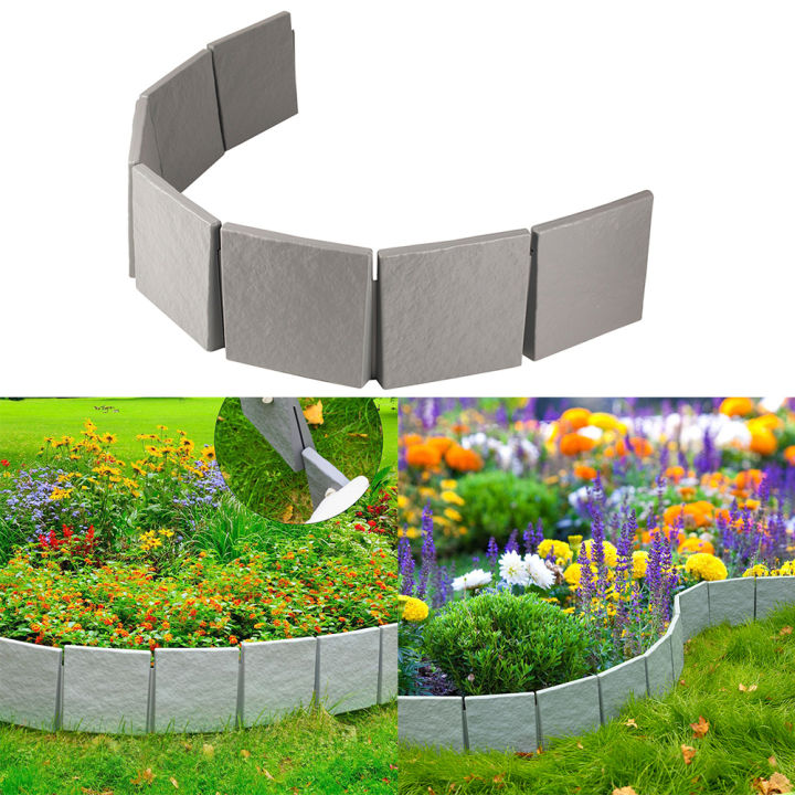 Landscaping Plastic Stereoscopic Borders Edging Partition Plastic ...