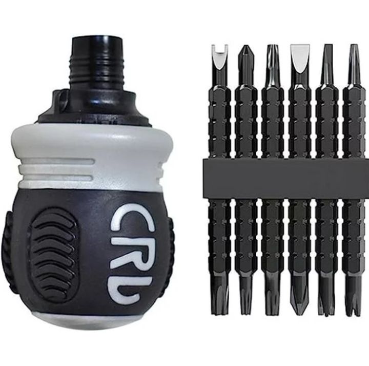 Ratchet Screwdriver Set, Double Ended Self Locking Screwdriver Bits for ...