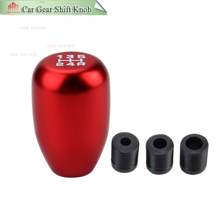 【Red】 Universal Racing MT 5 Speed Gear Shift Knob Manual Replacement Gear Shifter Knob Shift ...
