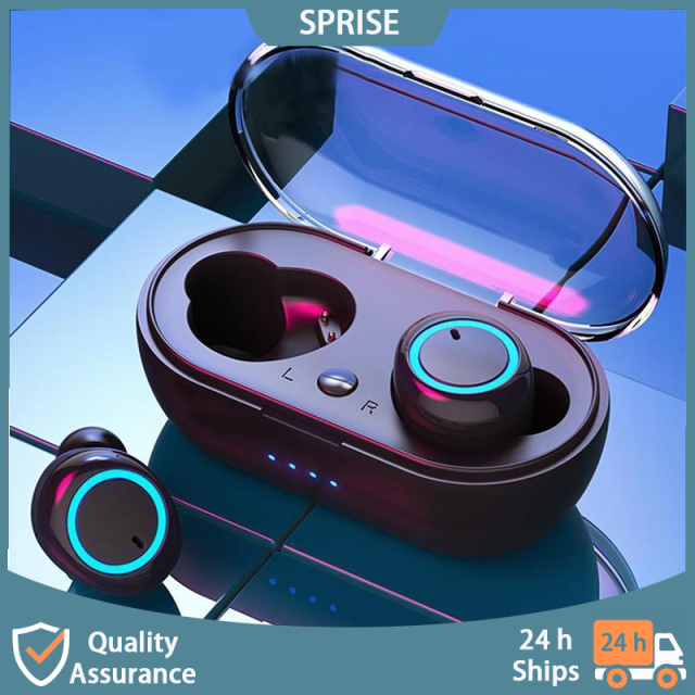 Y50 TWS Wireless Headphones Bluetooth 5.0 Earphones Noise Reduction ...