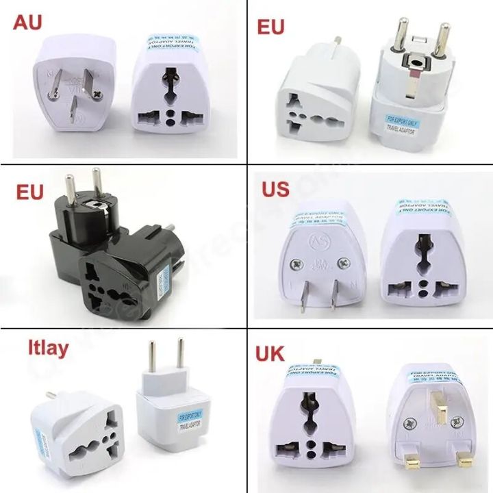 Universal Kr AU US UK EU Plug Adapter American Japan Korea Russia ...