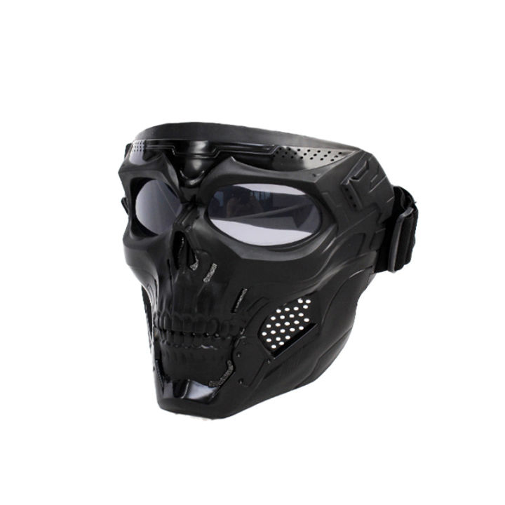 【Ningo】Skull Mask Tactical Glasses Outdoor Eye Protection Impact ...