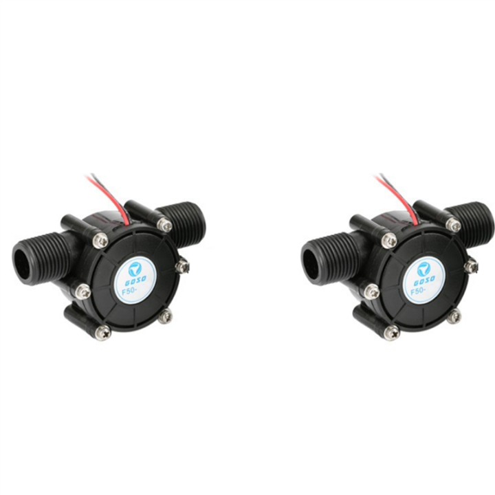 2X Micro-Hydro Generator 12V 10W DC Water Flow Generator Turbine ...