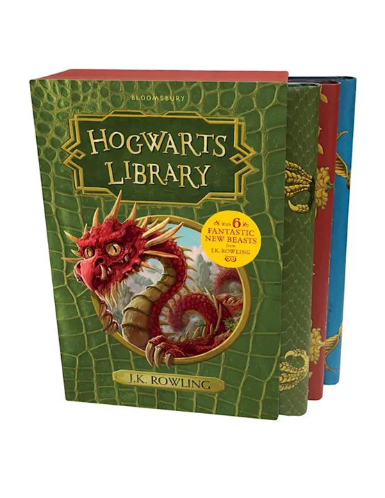 The Hogwarts Library Box Set (With 6 fantastic new beasts from j.k ...