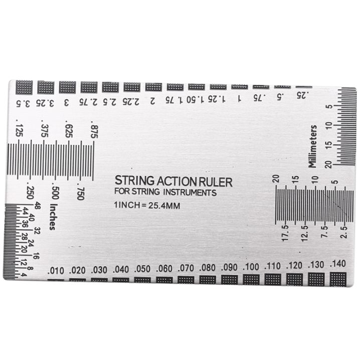 Baroque String Action Ruler Gauge Tool For Guitar And Acoustic Guitar ...