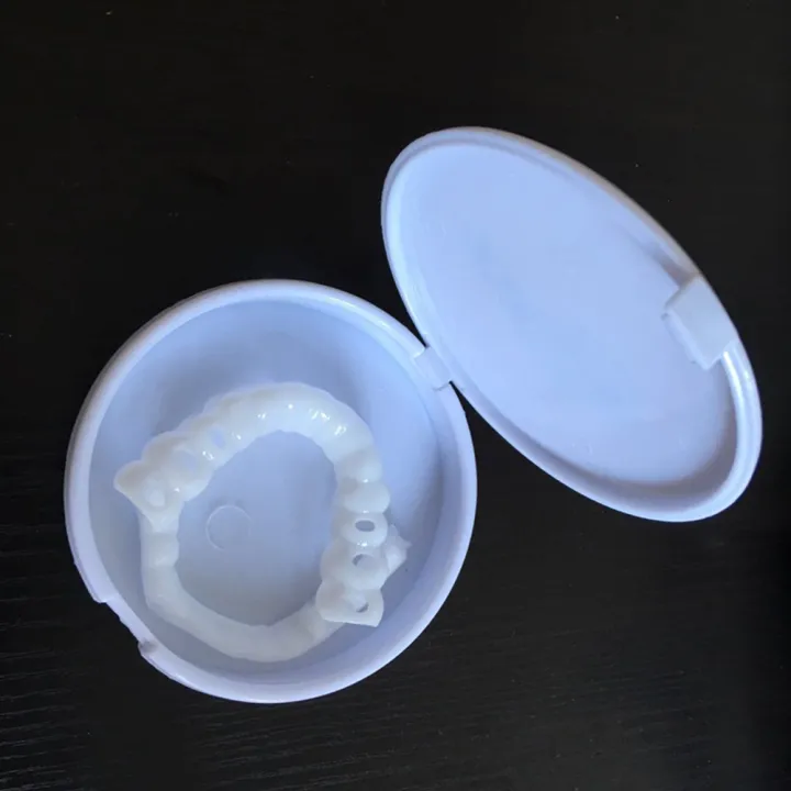 【Beauty Code】Silicone Smile False Teeth Veneers Whitening Fake Tooth ...