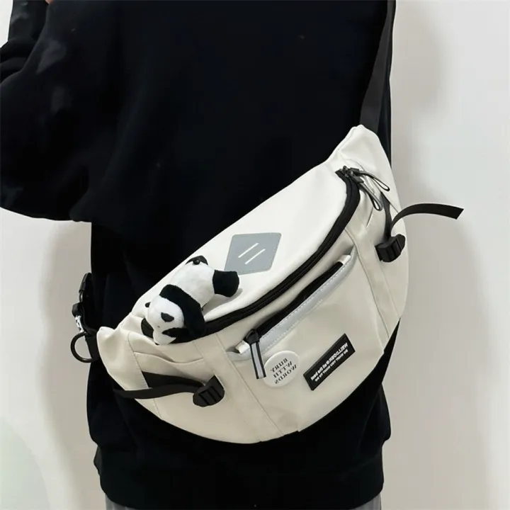 EB Korean Style Unisex Fashion Chest Bag Crossbody Waist Bag Messenger ...
