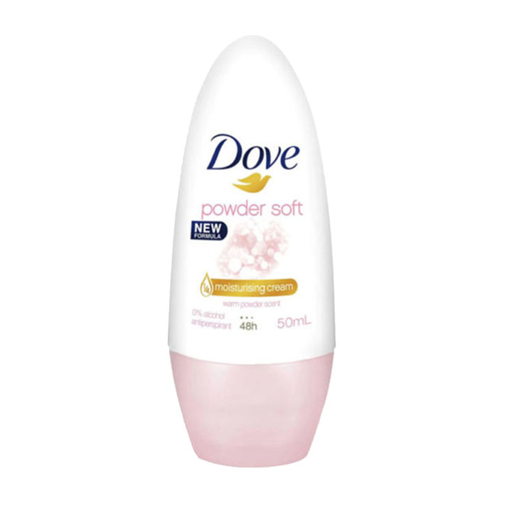 Dove - Powder Soft Warm Powder Scent 48H Anti-Perspirant Deodorant Roll ...