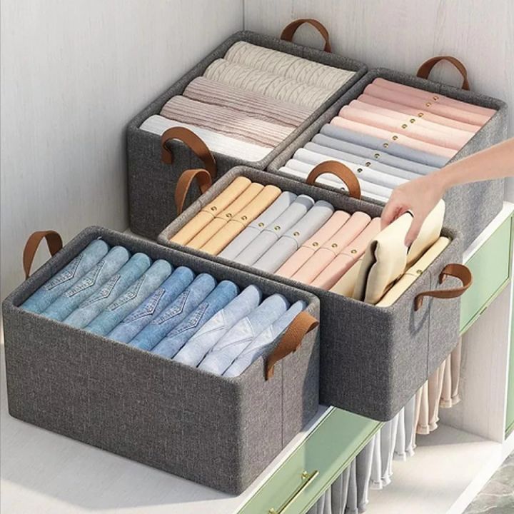 15L Cloth Storage Foldable Large Basket Storage box For Cloth Storage ...