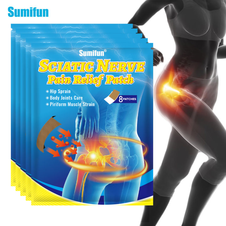 8/24/40Pcs Sumifun Sciatica Patch Nerve Pain Relief Massage Sticker ...