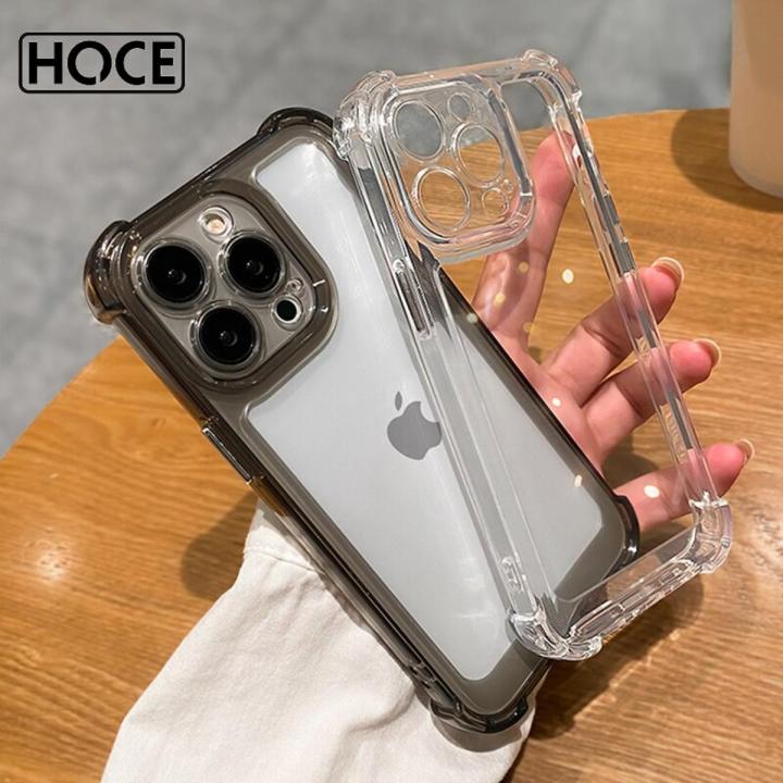 HOCE Luxury Shockproof Hard Acrylic Cases For iPhone 16 15 14 13 12 11 ...