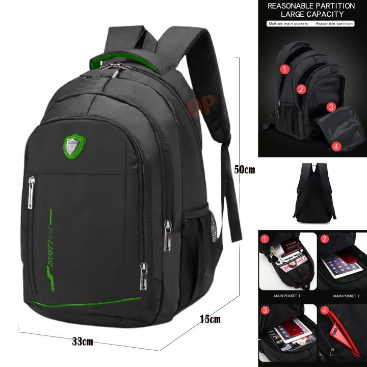 Men's Back Pack Large Capacity Travel Backpack – Built for Durability and Adventure | Daraz.lk