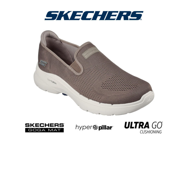 Skechers Men GOwalk 6 Proctor Walking Shoes - 216280-TPNV Air-Cooled ...
