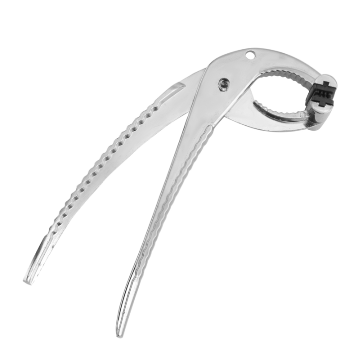Stainless Steel Kitchen Tongs Pizza Pan Gripper Baking Pans Grip No ...