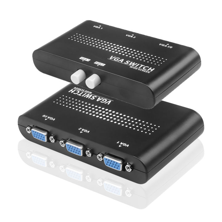 【New and Improved】 2 In 1 Out Vga Switch Vga Switcher Splitter Vga ...