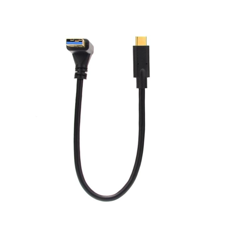 【wenfangdianpu】USB3.0 Upper Elbow Type-C and Bend Degrees Elbow Cable ...