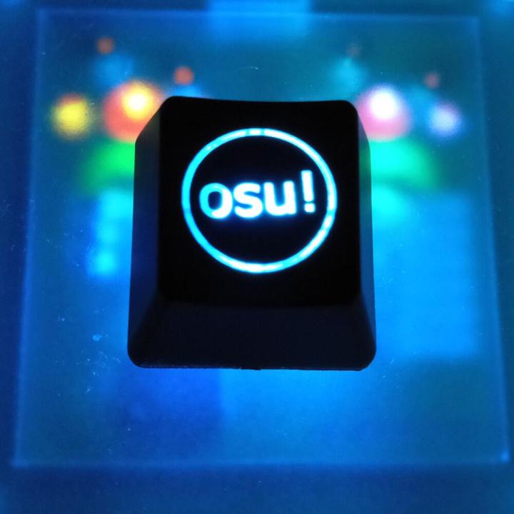 pcs Backlight OSU Keycaps for Cherry Keyboard Backlit Keyboard Keycap ...