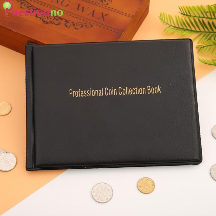 【BestGO】240 Grids PVC Coin Collection Book Fixed Page Mini Penny ...
