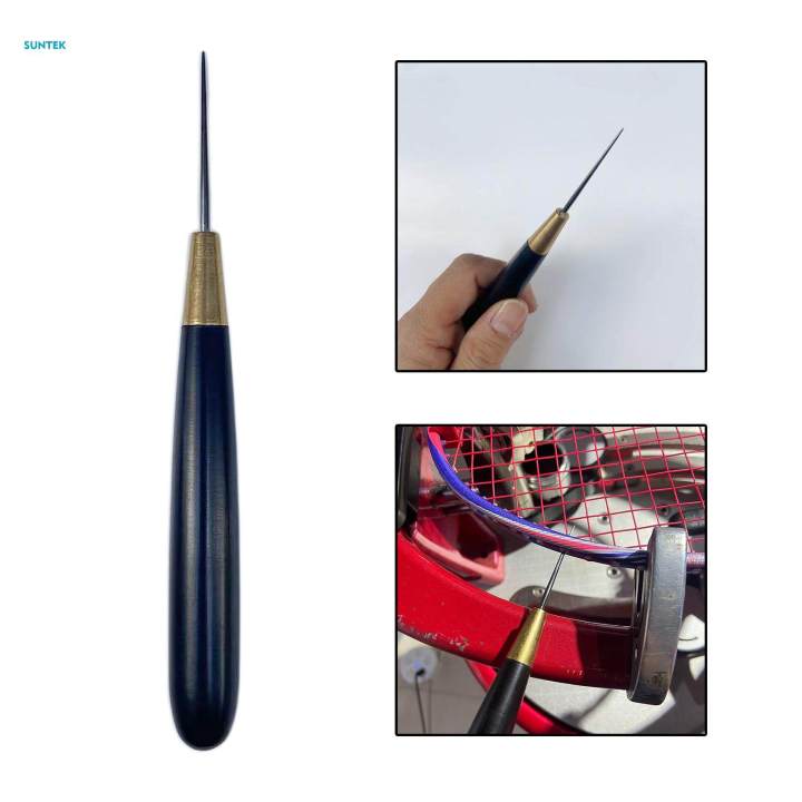 Racquet Stringing Straight Awl Metal Badminton Tennis Racket Stringing ...