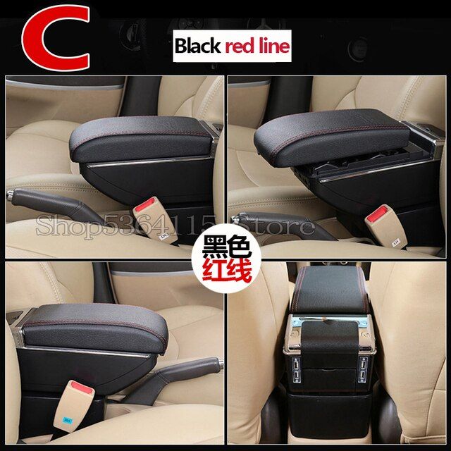 Toyota Vitz New Model Car Universal Luxury Centre Console Armrest With ...
