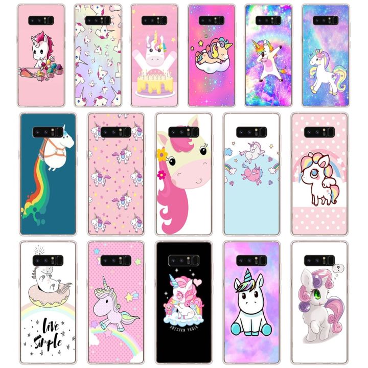 74 Unicorn On Rainbow Jetpack Soft Silicone Tpu Cover phone Case for ...
