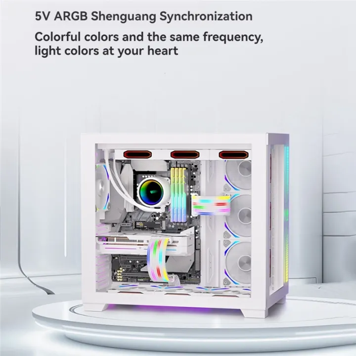 8Pin ARGB Graphics Card Supply Cable RGB Extension Cable RGB PSU Cable ...