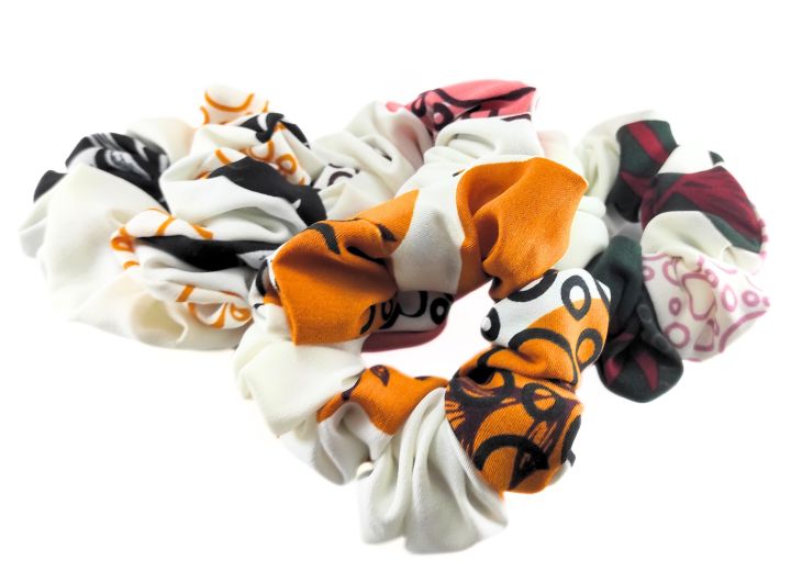 1PC Elegant Chiffon Hair Band Fashionable Ponytail Scrunchie Hair Ring ...