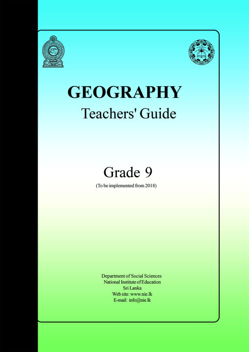Geography (2018) - Teachers Guide - Grade 9 - English Medium | Daraz.lk