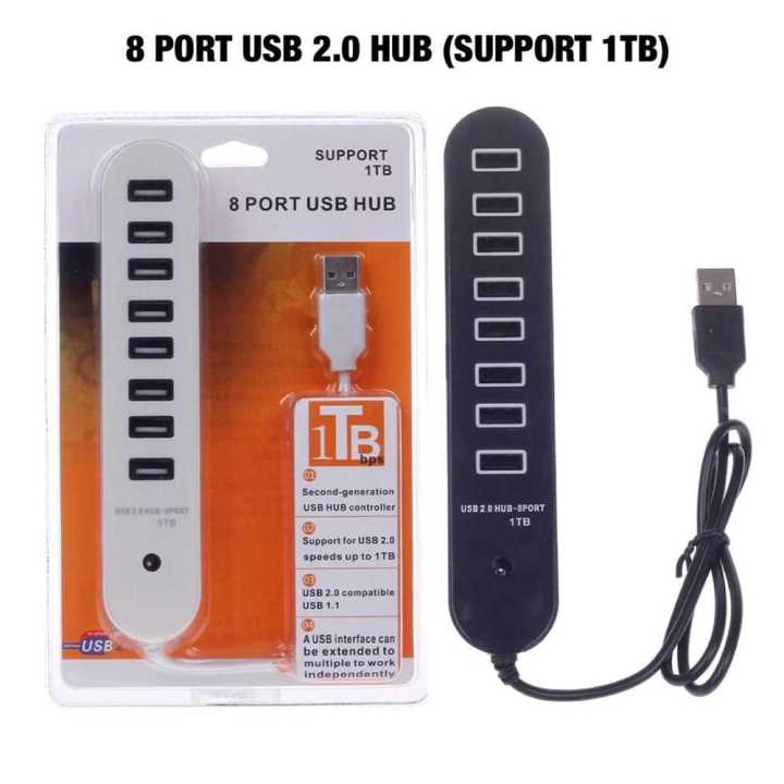 Spectrum Mobile 8 Port USB 2.0 HUB (SUPPORT 1TB) | Daraz.lk