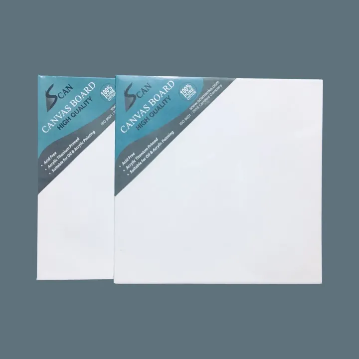 Canvas Board With Wooden Frame | 20cm X 20cm | Nisaco Mall | Daraz.lk