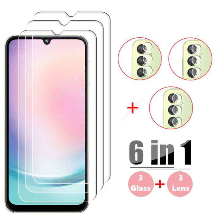 Full Gule Glass For Samsung Galaxy A24 Screen Protector Samsung A24 ...