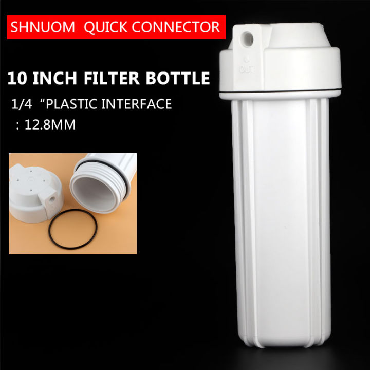 10 Inch Reverse Osmosis Filter Bottle 1/4'' Thread Double Rubber Ring ...