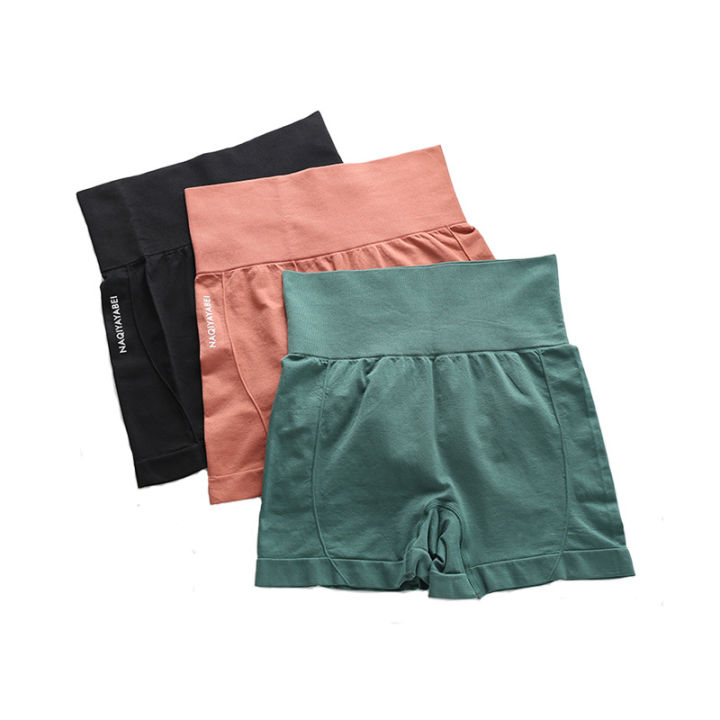 Women Sports Seamless Fitness Shorts High Waist Workout Sport Cycling ...